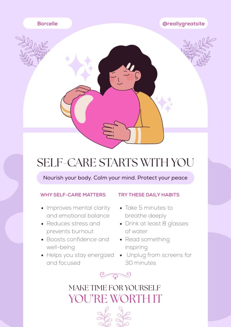 How to create a self care routine For mental health - janeessence